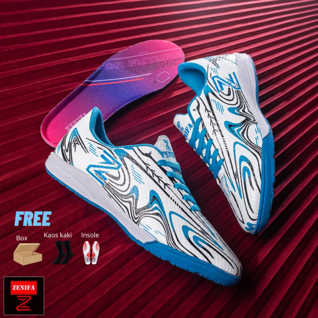 Latest Original Zenifa Archer Adult Futsal Shoes 2024 Size 38 39 40 41 ...