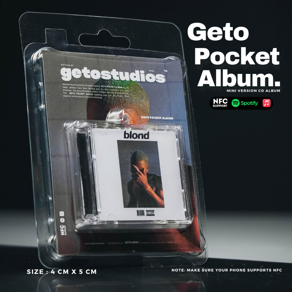 Frank Ocean NFC Pocket Mini Album - Mini Album Keychain NFC - Miniature ...