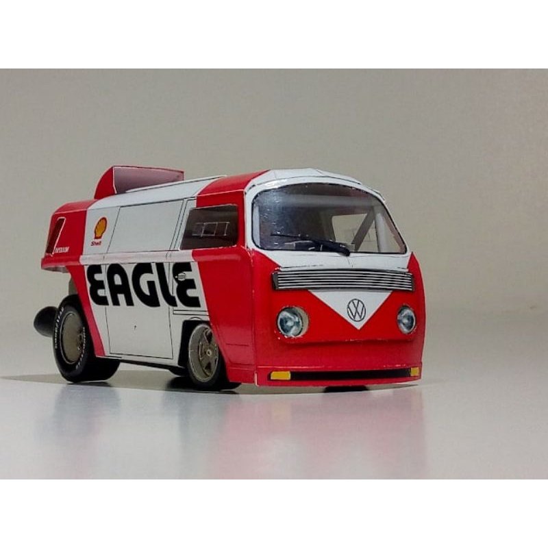 VW Eagle Van car papercraft pattern sheet scale 43 (3OP-C4) | Shopee ...