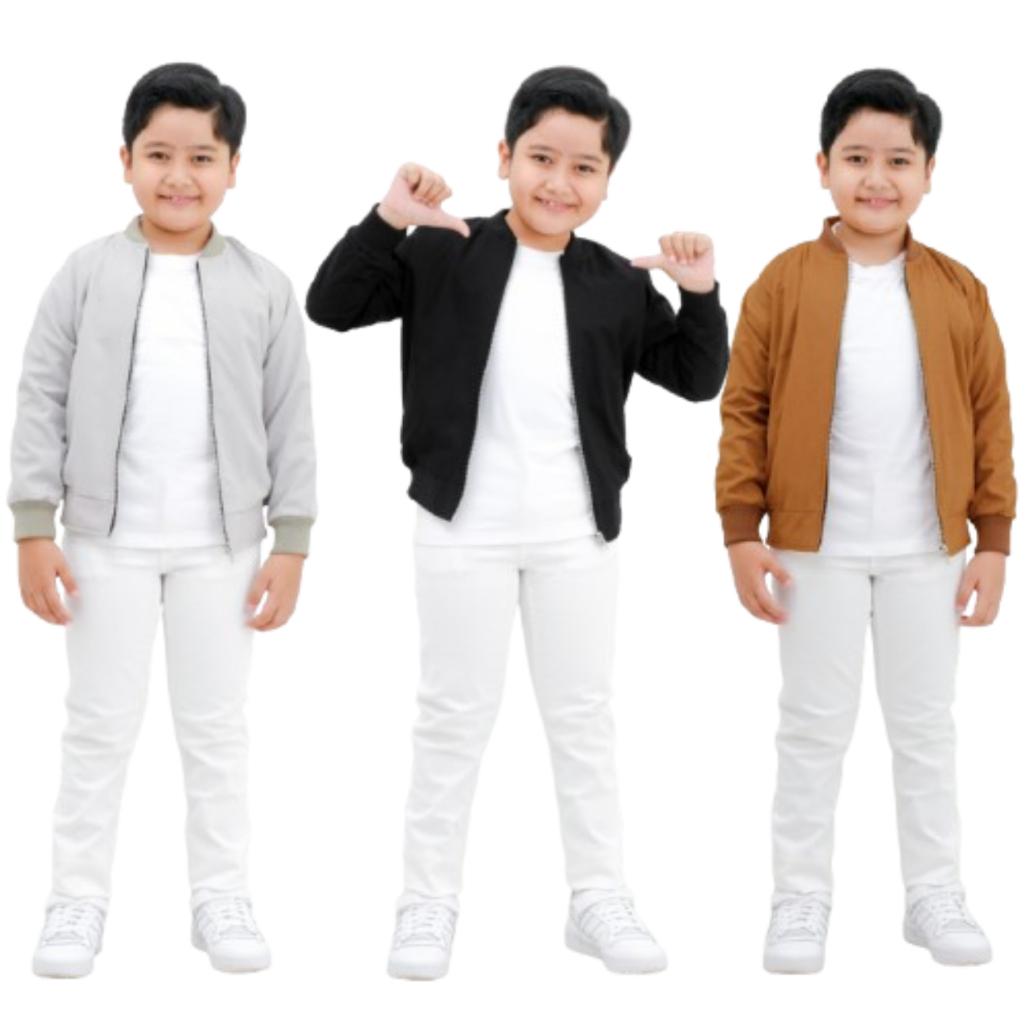 KATUN Brofash - Cotton Canvas Bomber Jacket for Boys Ages 2 3 4 5 6 7 8 ...