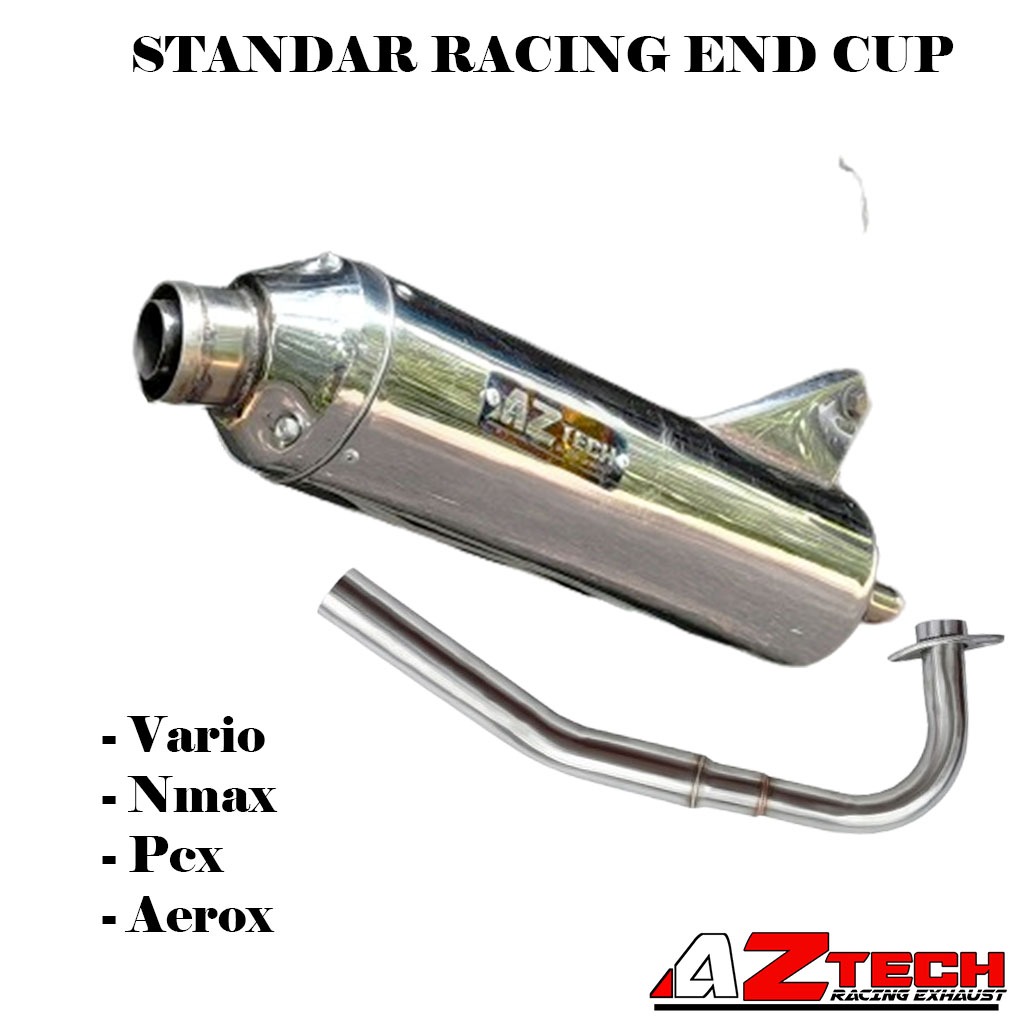 Aztech Standard Racing Exhaust Pnp Mio Vario Beat Nmax Pcx | Shopee ...