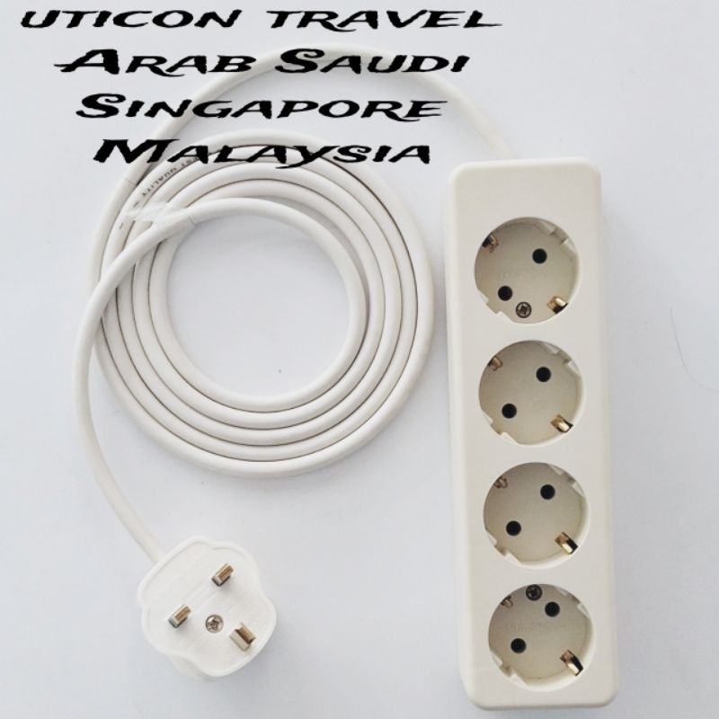 Socket 4 Holes 3 Legs Overseas Malaysia/Singapore/Arab Saudi/Qatar ...