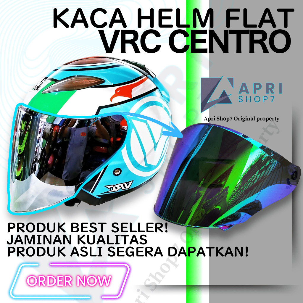 Glass Helmet VRC centro Visor Helmet flat venom open flat flat flat by ...