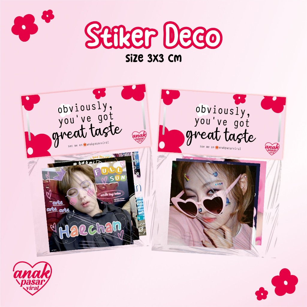 Sticker DECO FREEBIES KPOP AESPA BLACKPINK MEOVV NCT ENHYPEN BTS ...