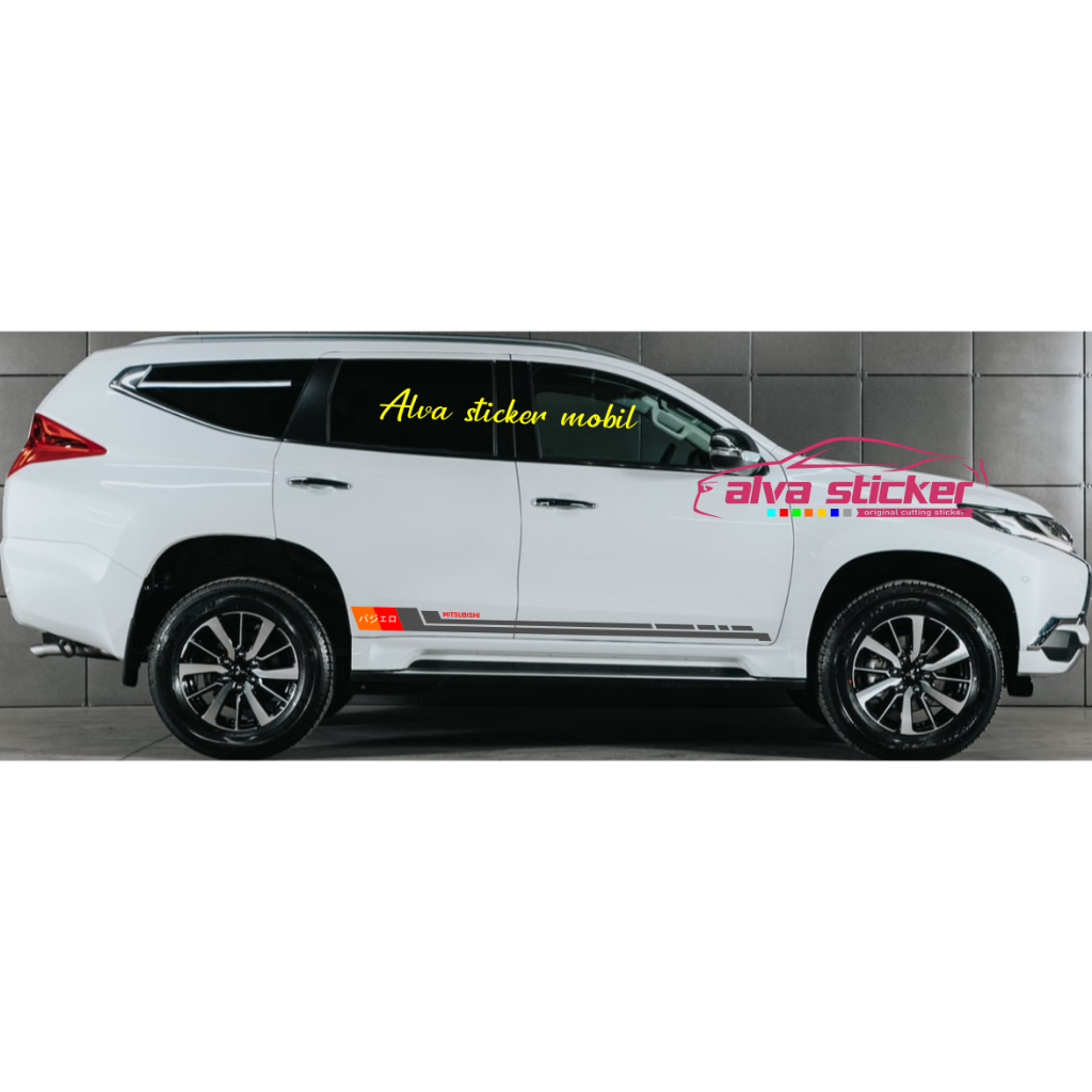 Best pajero sticker pajero sport list cutting sticker mitsubishi pajero ...