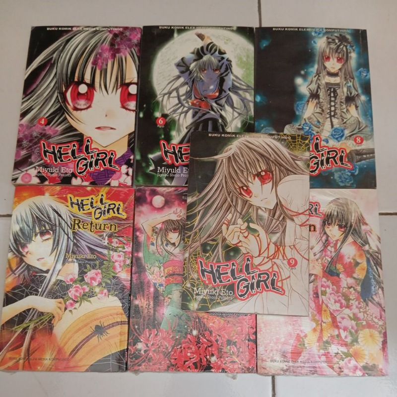 Hell girl comic hell girl return | Shopee Malaysia