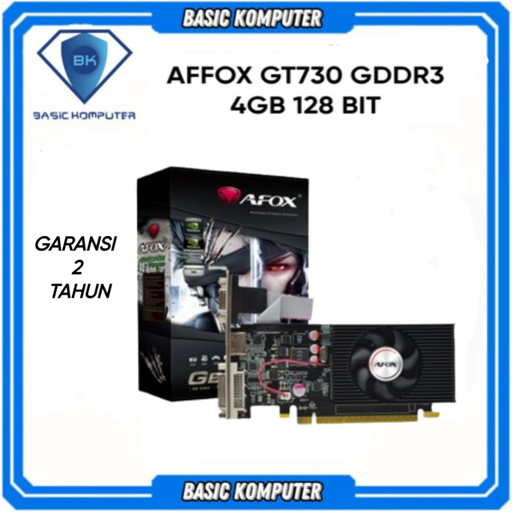 Vga AFOX GT730 GDDR3 4GB 128 BIT | Shopee Malaysia