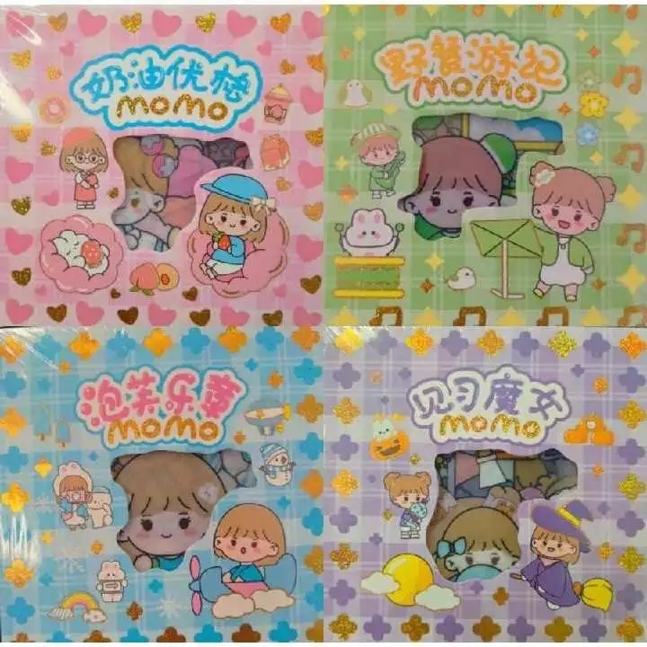 Pretty Sticker Momo 1 pack contains 100 Sheets of Quality Momo Sticker ...