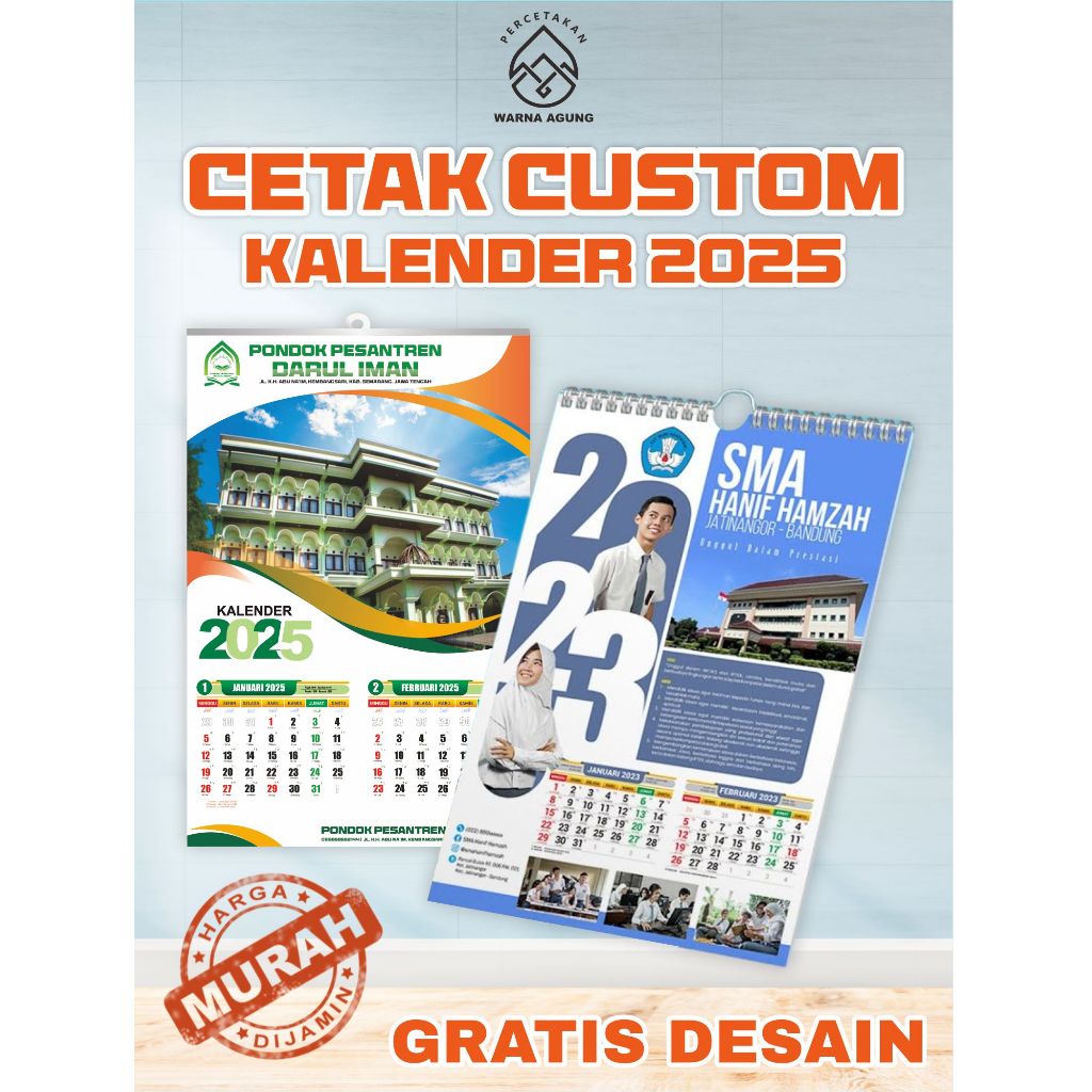 (PRINT Lots OF NEGOTIABLE PRICES) Custom Calendar 2025 | 2 months ...