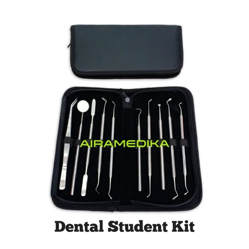 Dental Student Kit 11 items Stainless Steel / Dental Instrument Kit Set ...