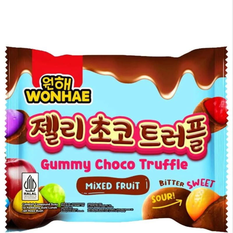 Wonhae Gummy Choco Truffle Mixed Fruits 32 grams | Shopee Malaysia