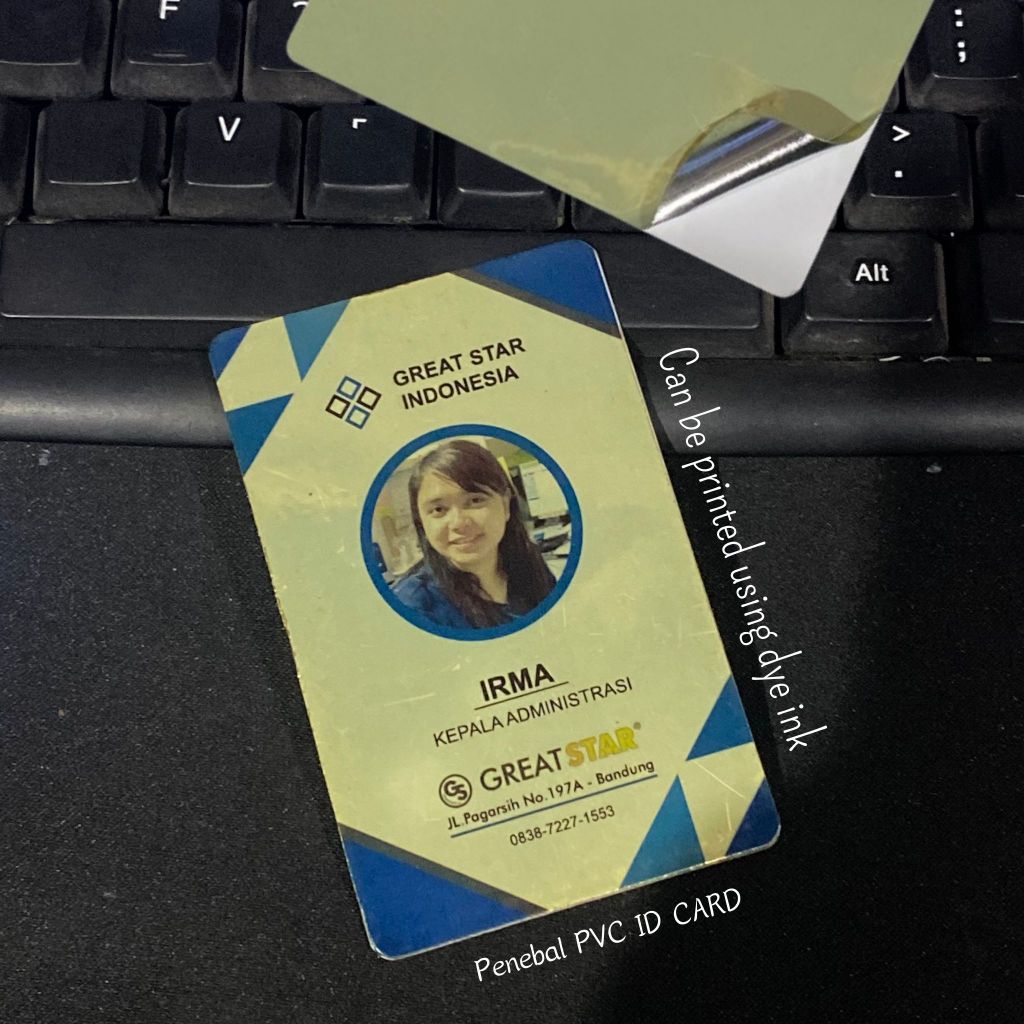 PVC ID CARD COATING STICKER I ID CARD SIZE | Shopee Malaysia