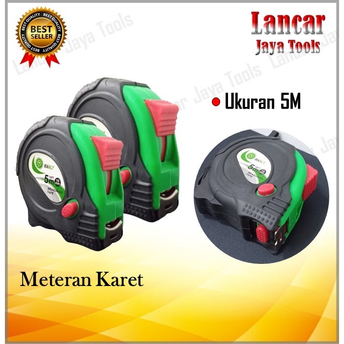 Builder's Meter 5 Meter Roll / Measuring Tape 5 MTR 5M / Rubber Meter ...