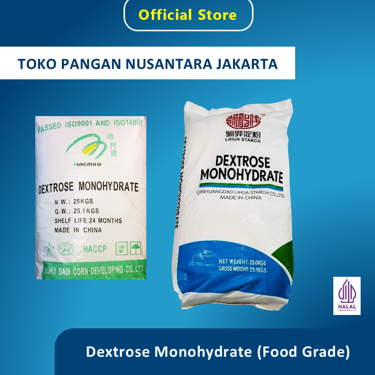 Dextrose monohydrate brand LIHUA / XINGMAO food grade (1 Kg) | Shopee ...