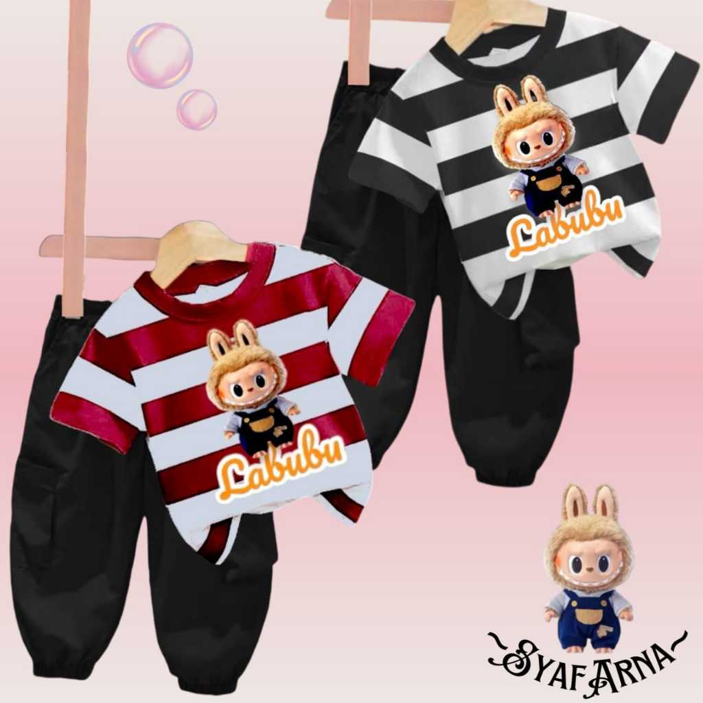 Latest VIRAL LABUBU SET AGE 1-12 YEARS BABYTERRY MATERIAL WITH RECENT ...