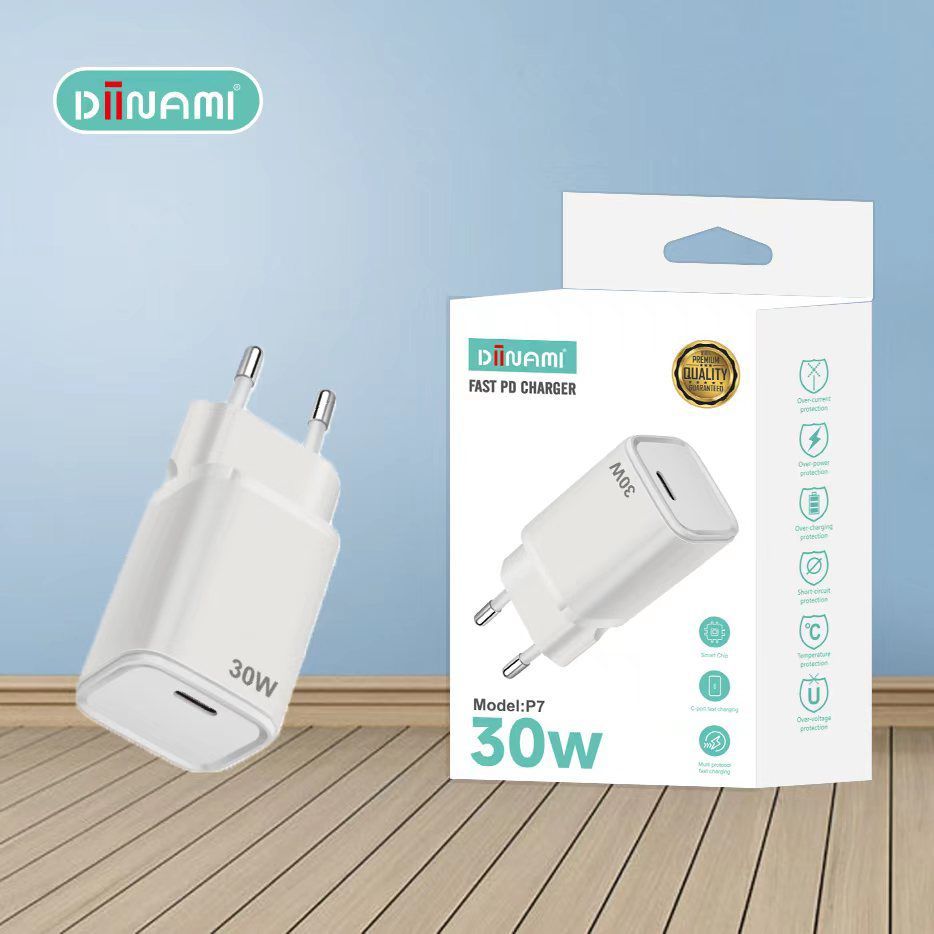 Diinami P7 GAN Charger 30W ADAPTER Type C Fast Charging PD QC SFC For Iphone 12 13 14 15 16 ...
