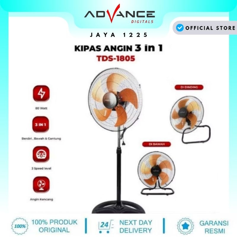 Advance fan TDS18 3in1 TDS 1805 multifunction fan Tornado fan ...