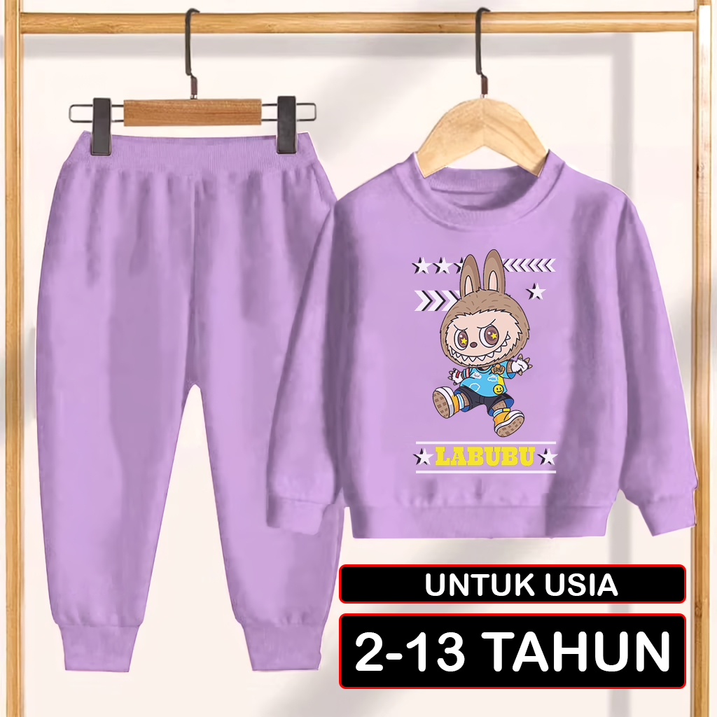 KATUN Charyatink - LABUBU STAR VIRAL GIRLS SET BABYTERRY COTTON ...
