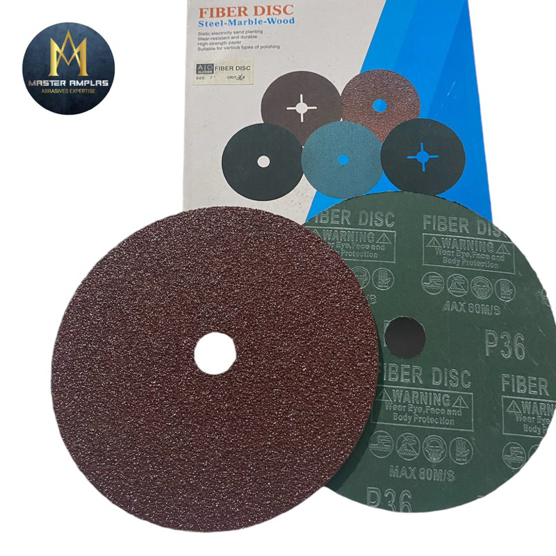 7 Inch Round Grinding Sandpaper/Fiber disc | Shopee Malaysia