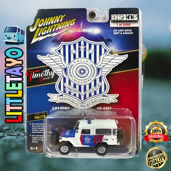Johnny LIGHTNING BISHOP POLICE LAY 1980 TOYOTA LAND CRUISER TLC ...