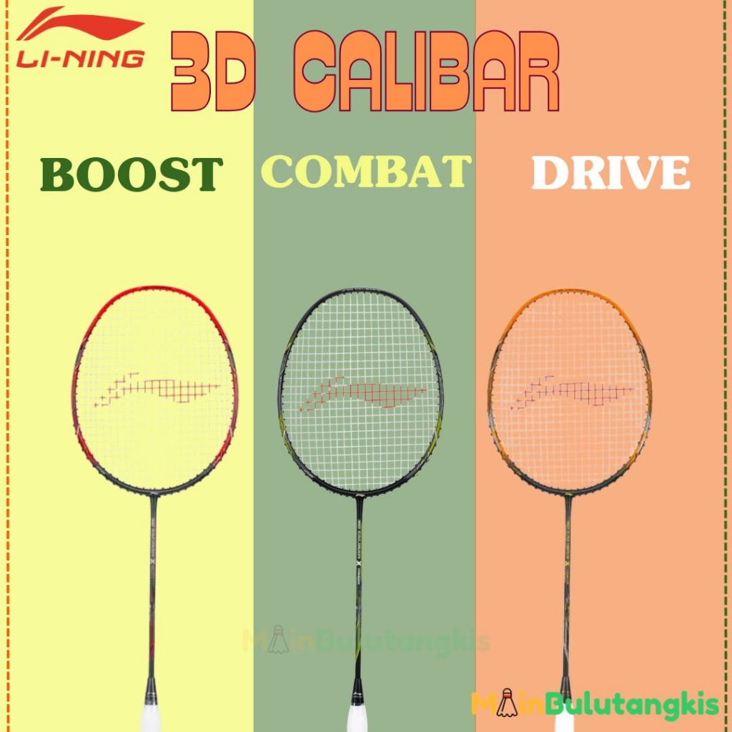 Original Lining 3D Calibar X Boost Combat Drive Badminton Racket ...