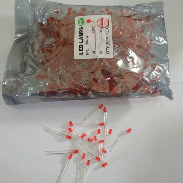 MERAH 3mm RED LED SUPER RED LIGHTS PER 1000pcs | Shopee Malaysia