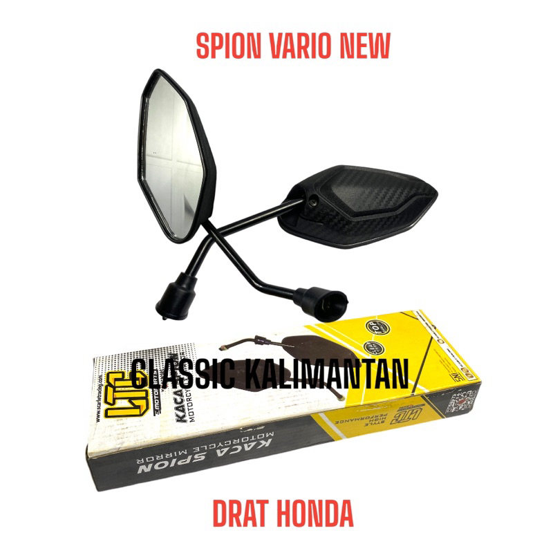 Honda UNIVERSAL HONDA DRAFT MIRROR MODEL VARIO NEW BLACK LTC QUALITY ...