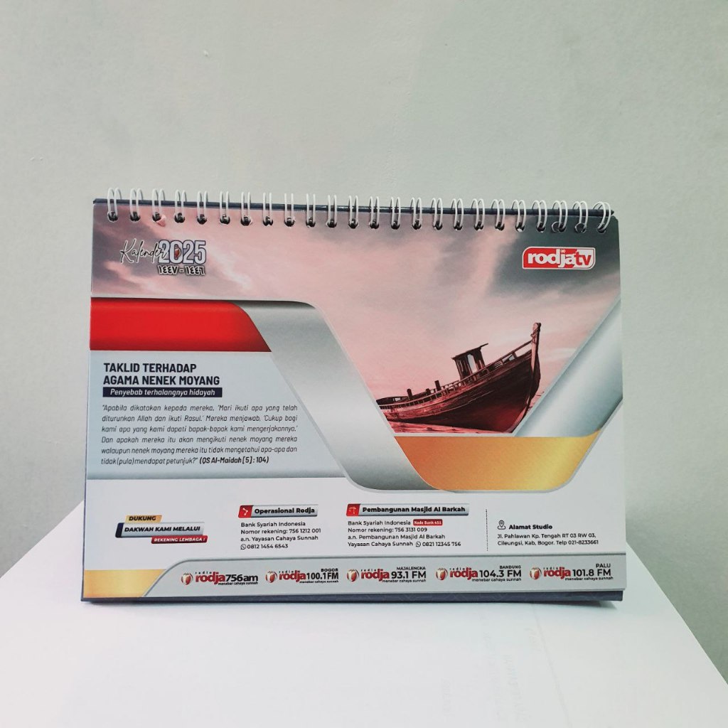 Rodja MASSHI PLUS HIJAIYAH TABLE CALENDAR 2025 M (1446 - 1447 H ...