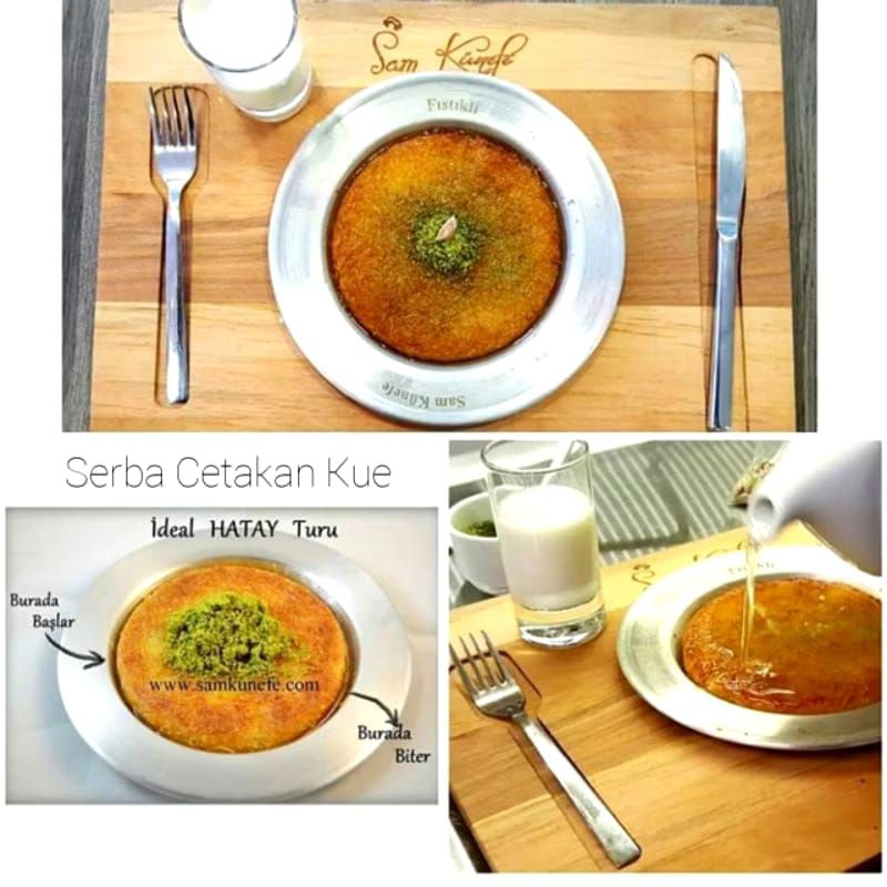 Typical Turkish Kunafa / Kunefe Cake Mold uk 12-24cm | Shopee Malaysia