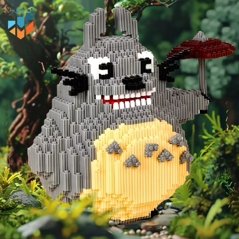 Tsc Nano Blocks TOTORO 3D Model, Building Blocks Toys, DIY Construction ...