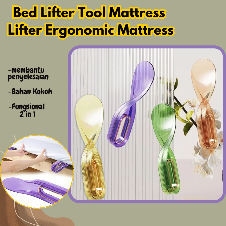 Ergonomic Transparent Mattress Lifting Tool Mattress Sheet Replacement ...