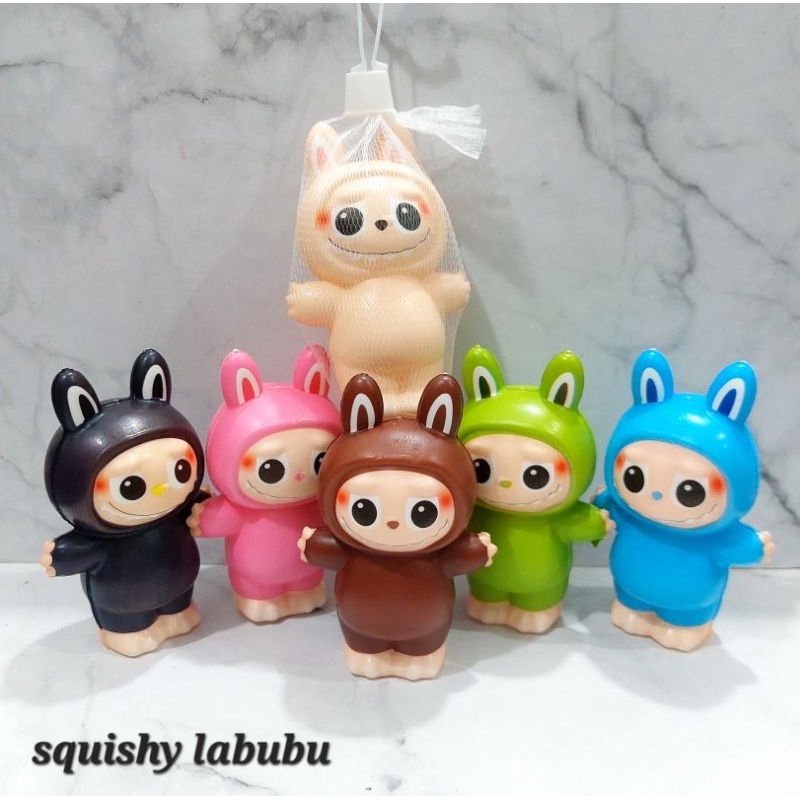 GANTUNGAN Squishy labubu net Size 12cm / cute squishy / viral squishy ...