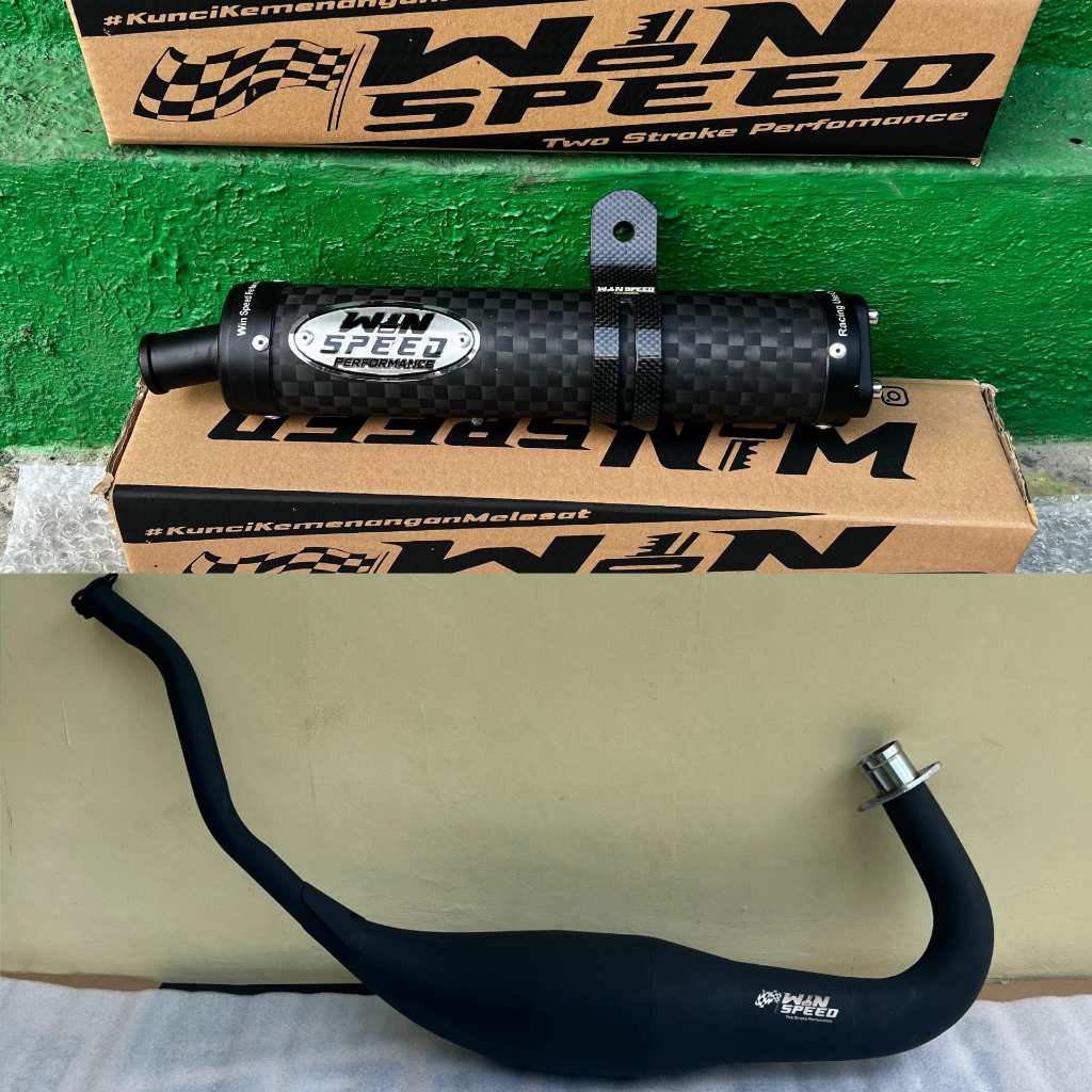 HITAM Ninja RR R SS Chamber Black Super Kobra Carbon Silincer Catur ...