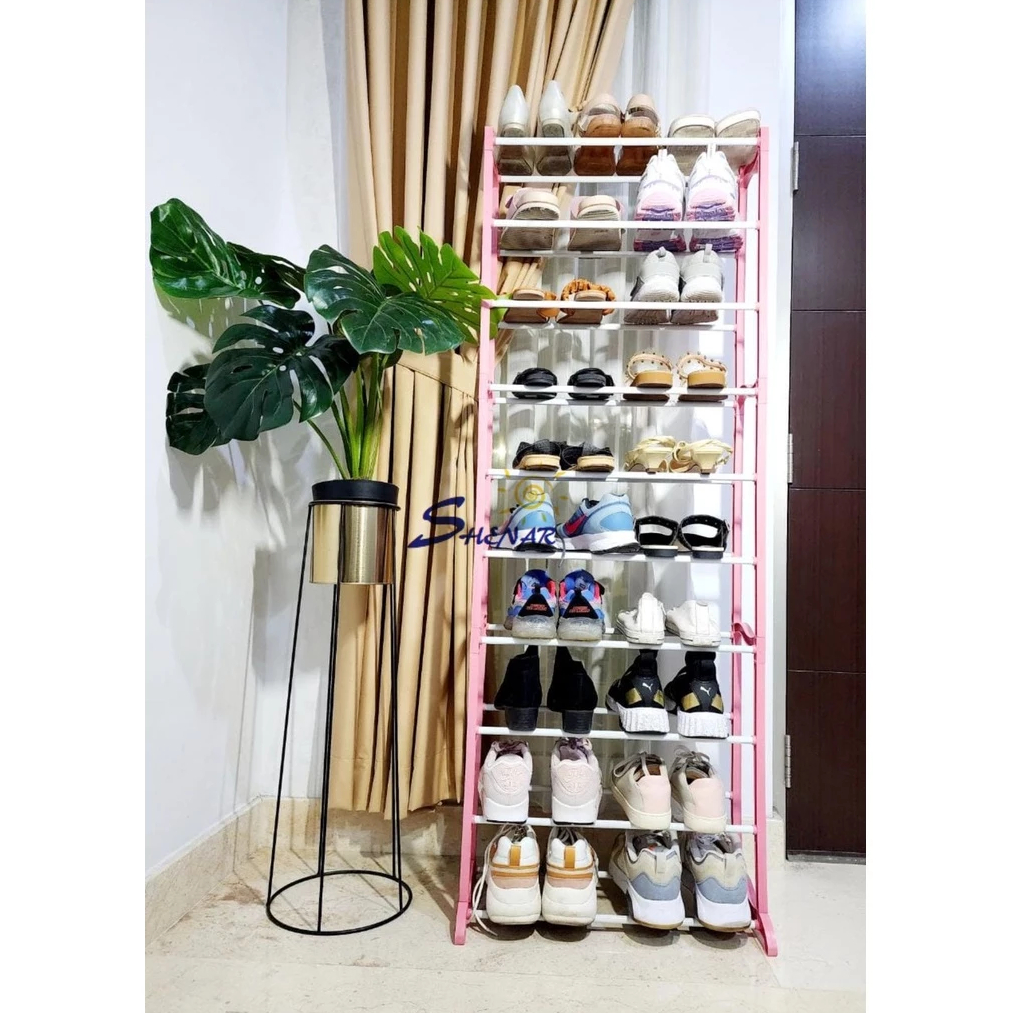 Shoe Rack / Hijab Rack / 10 Layer Multipurpose Shelf / Amazing Shoe ...