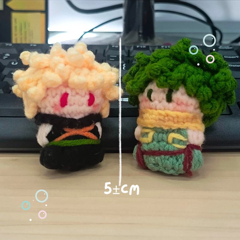 GANTUNGAN Crochet Minidoll Anime My Hero Academia Keychain|Keychain ...