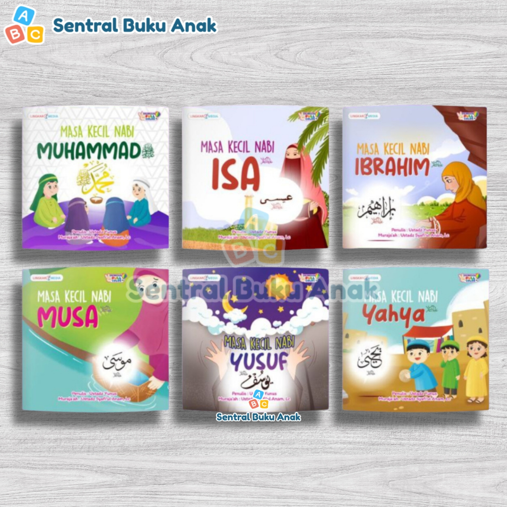 NABI [Get 6 Books] Prophet's Childhood Story Book - Prophet Muhammad ...