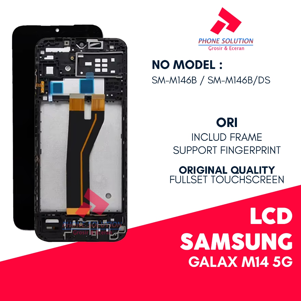 Samsung M14 5G LCD Includes Frame Fullset Touchscreen Original - 1 ...