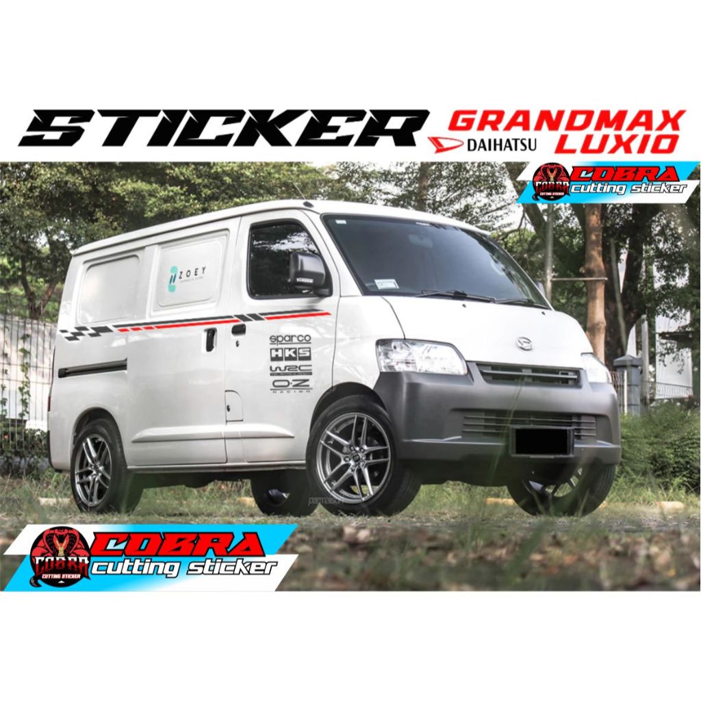 Daihatsu GRANDMAX LUXIO CAR STICKER CUTTING STICKER LIST DAIHATSU CAR ...