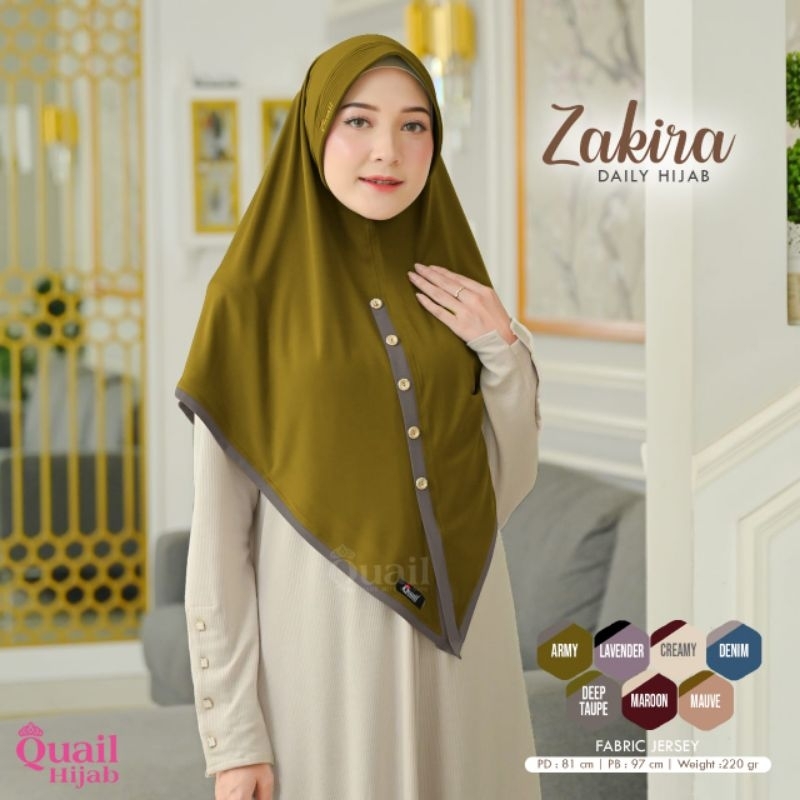 Original Zakira Hijab by Quail Hijab | Shopee Malaysia