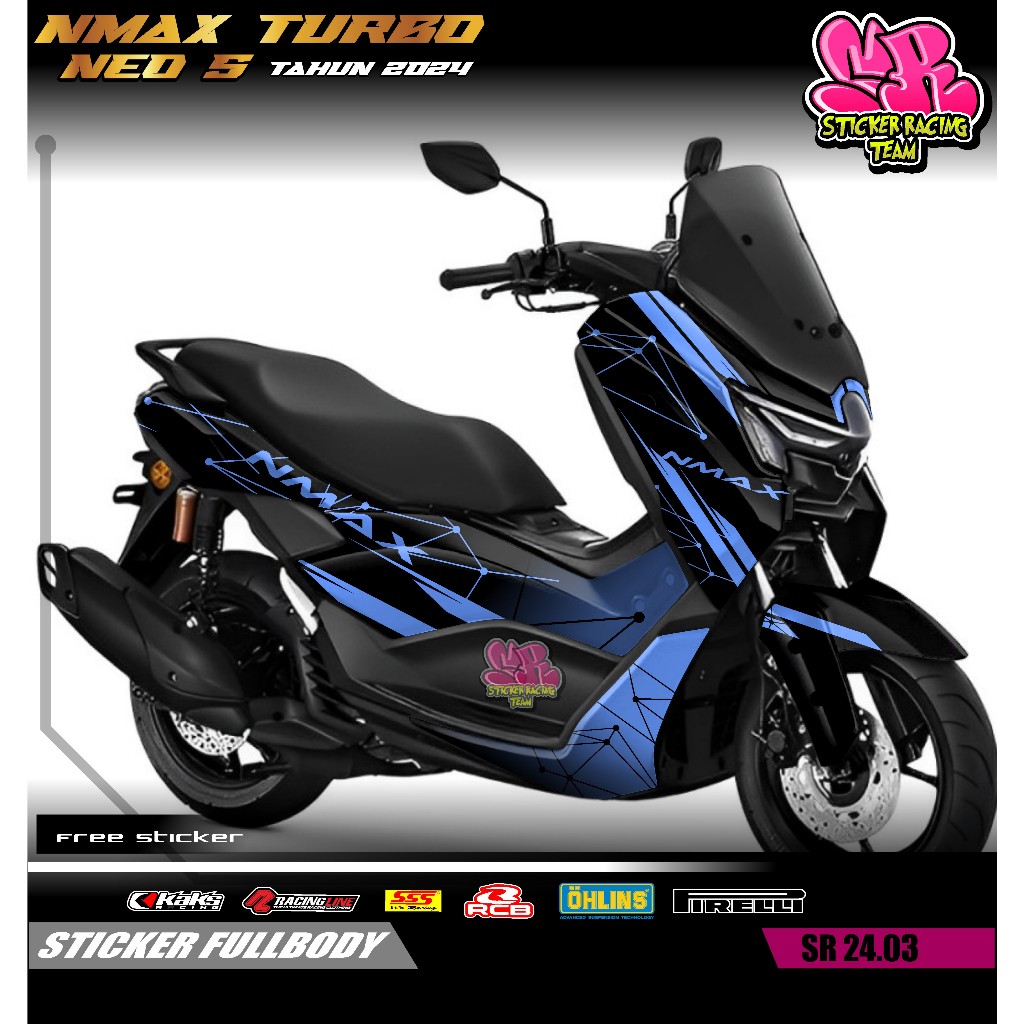 Sticker Decal Nmax Neo Nmax Turbo 2024 Full Body Sticker Nmax Neo Turbo ...