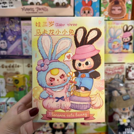 (READY!!) Blindbox Baby Three MACARON CUTE BUNNY - ORIGINAL MACARON ...