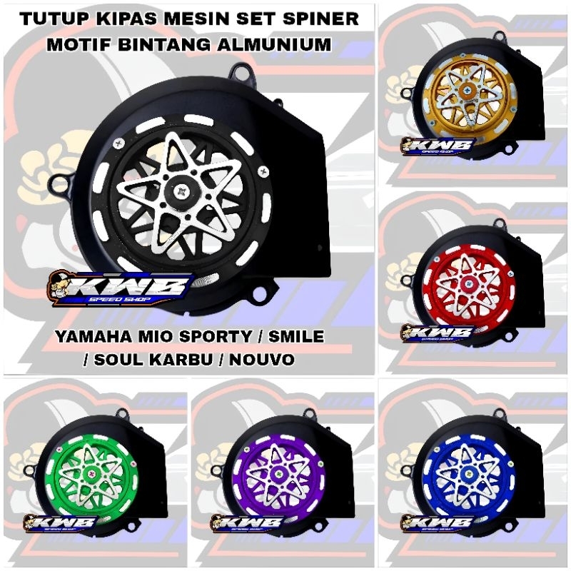 MESIN Close the engine fan cover set spinner spinner star motif ...
