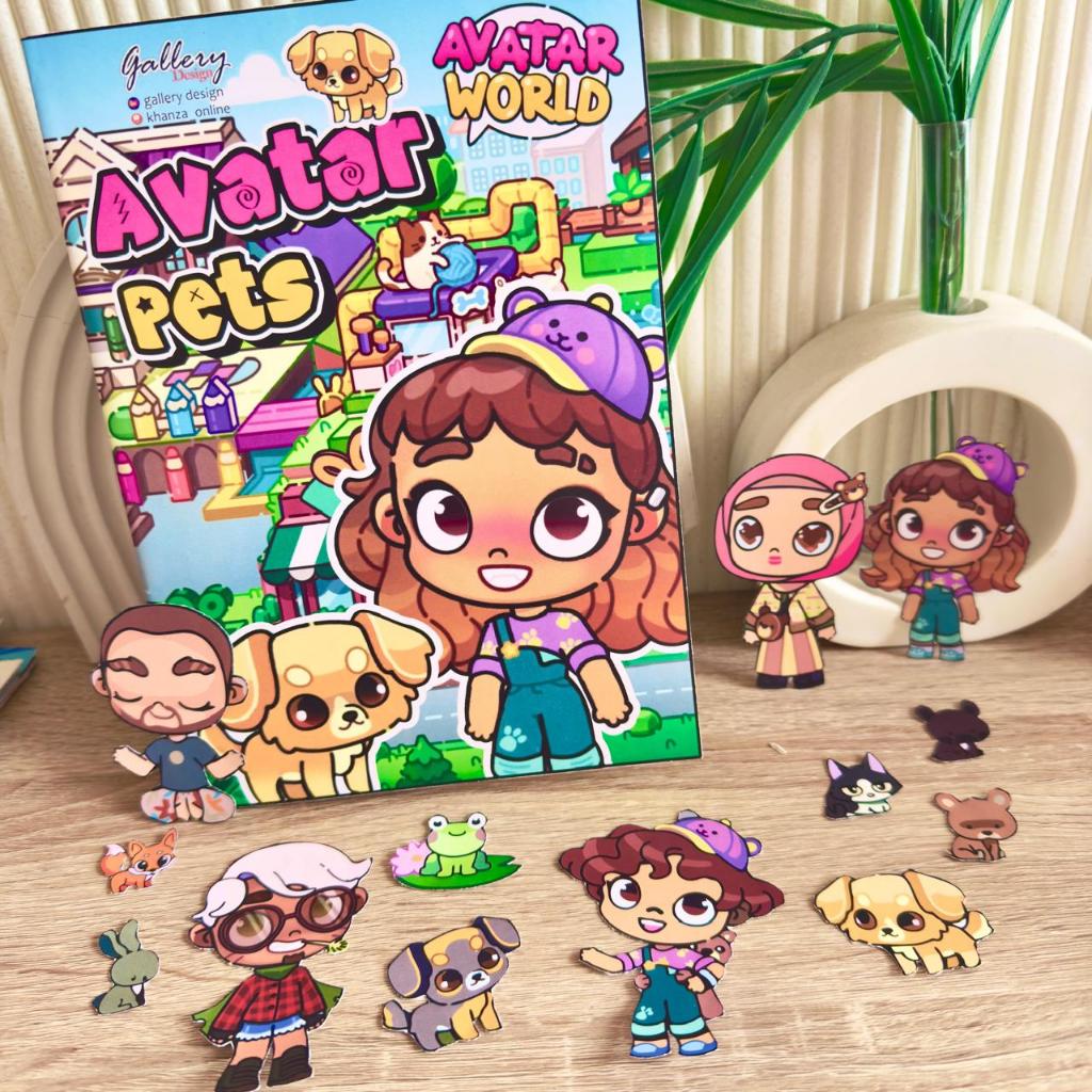 Avatar PETS QUITE BOOK Paperdoll Disassemble Large 21x16 Cm | Shopee ...