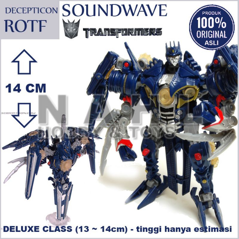 Robot Transformers ROTF DECEPTICON SOUNDWAVE - Deluxe Class - Takara ...