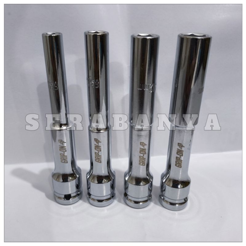 Grip-on Extra Long Impact Socket Wrench 1/2" 8 10 12 14 mm | Sock ...