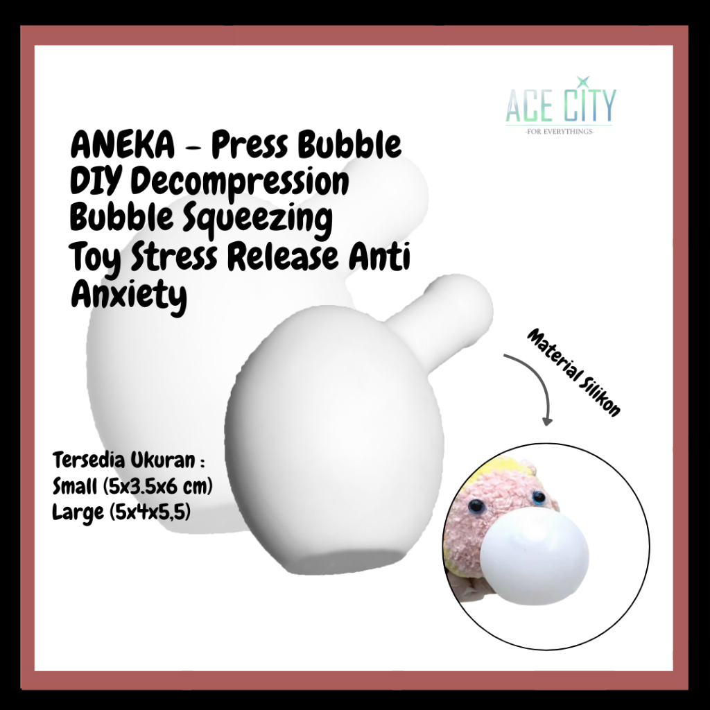 Press Bubble / DIY Decompression Bubble Squeaking Toy Stress Release ...