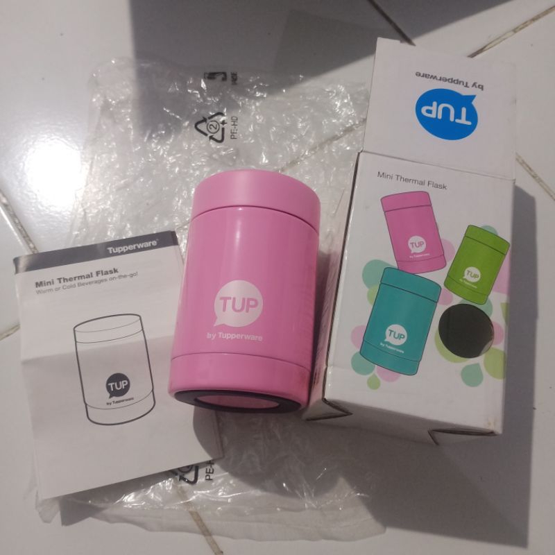 TERMOS Mini Thermal Flask Tupperware/ Hot-cold Thermos (MINI) 250ml ...