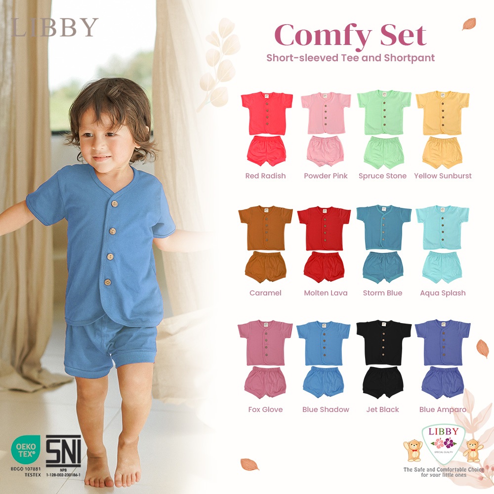 LIBBY Baby Pajamas - Baby Short SET - Baby Sleepwear - LIBBY EARTH ...