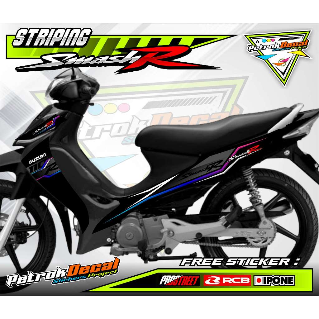 Suzuki SMASH R VARIATION STRIPING / STICKER LIST OF SUZUKI SMASH R ...
