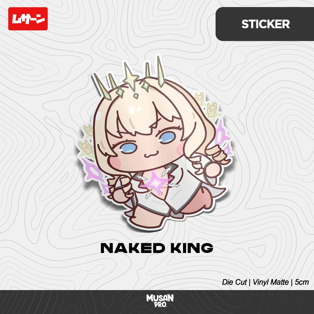 Nikke Sticker - Crown Naked King - Musan - Fan Merch | Shopee Malaysia